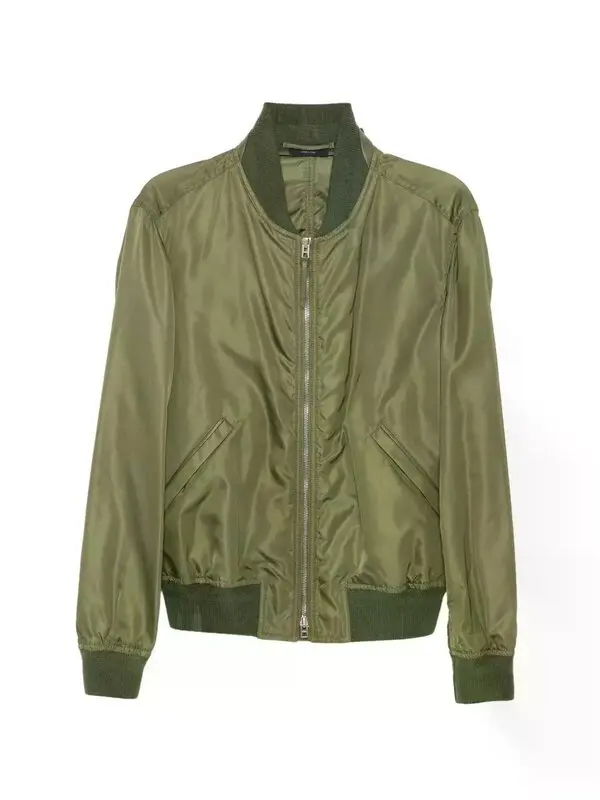 TOM FORD Silk Poplin Bomber Jacket