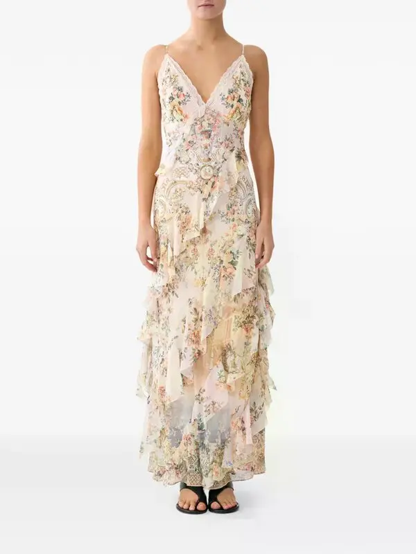 Camilla Floral Ruffled Dress