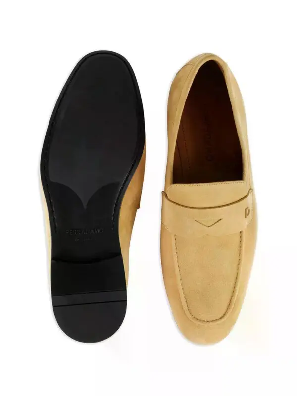 FERRAGAMO Penny-slot Loafers - Neutrals