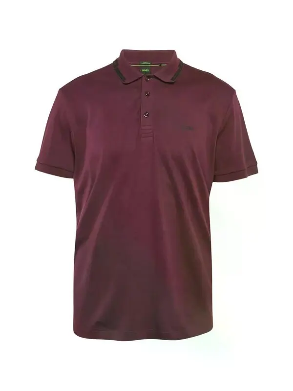 BOSS Button-fastening Polo Shirt - Purple