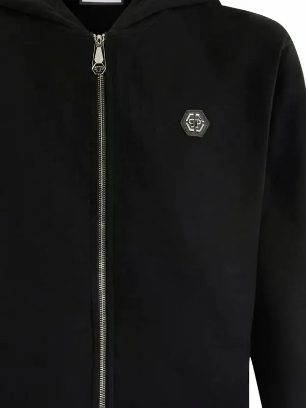 Philipp Plein Zip Basic Hoodie