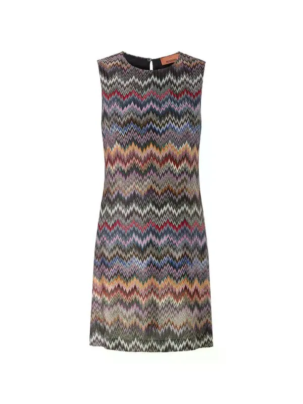 Missoni Chevron Pattern Mini Dress