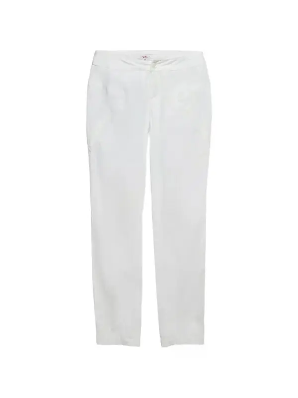 Versace Stretch-cotton Straight Leg Pants