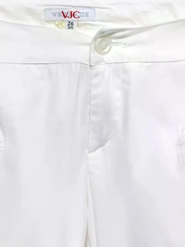 Versace Stretch-cotton Straight Leg Pants