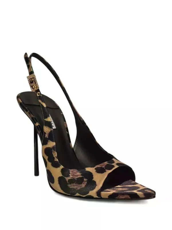 LE SILLA Leopard-print Heeled Sandals