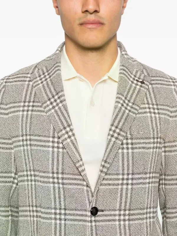 Tagliatore Plaid-pattern Single-breasted Blazer