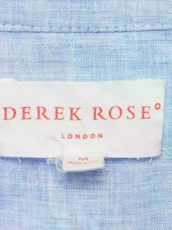 Derek Rose Long-sleeve Linen Shirt
