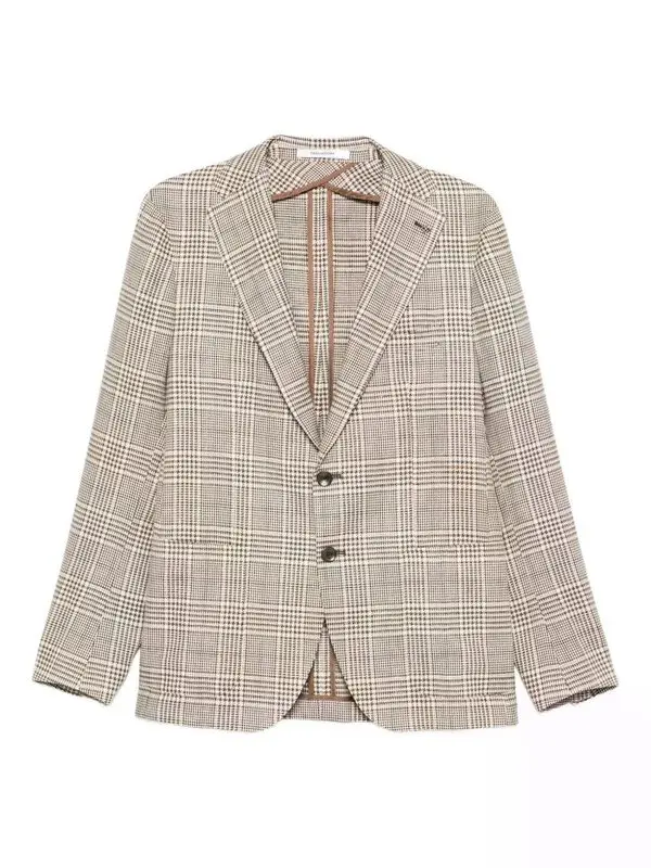 Tagliatore Plaid Blazer