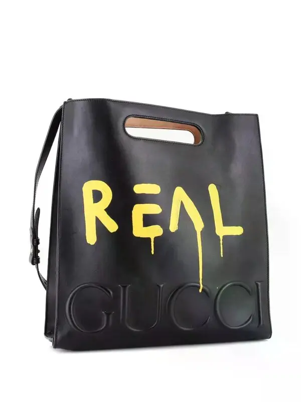 Gucci Ghost Leather Medium Tote
