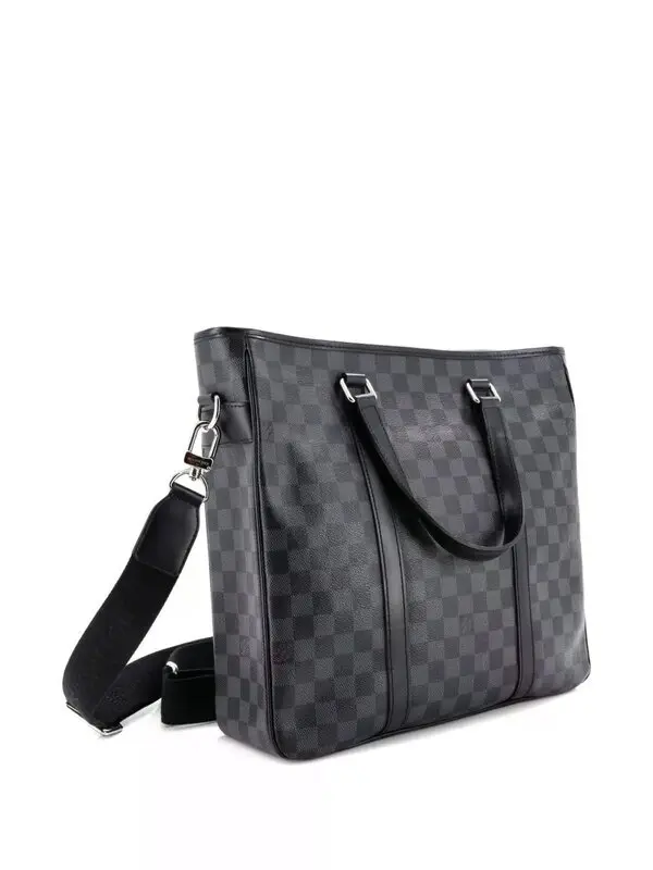 LOUIS VUITTON Tadao Handbag Damier Graphite Pm Tote Bag
