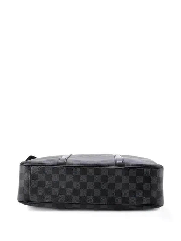 LOUIS VUITTON Tadao Handbag Damier Graphite Pm Tote Bag