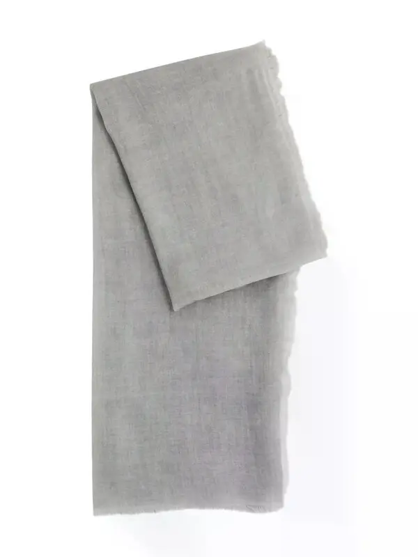 AMA PURE Frayed Scarf - Grey