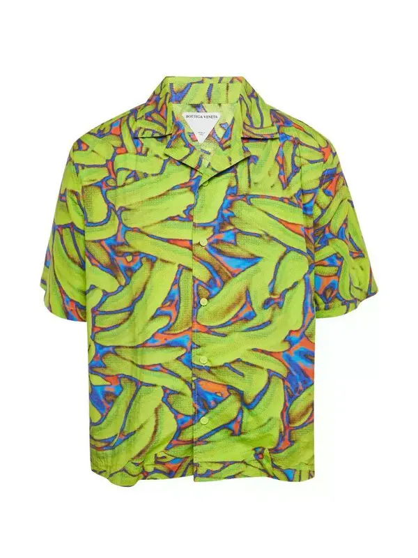Bottega Veneta Print Short-sleeve Shirt
