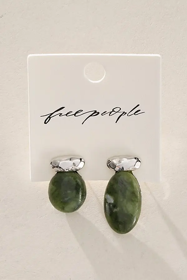 Free People Drop In The Ocean Stone Earrings