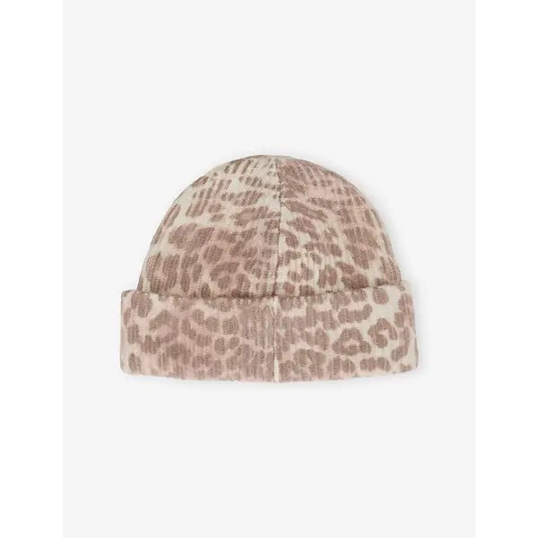 GANNI Wool-blend Beanie