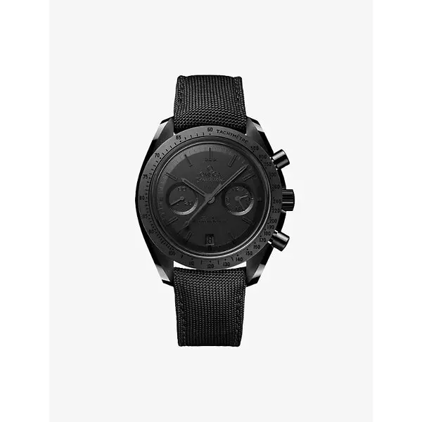 Omega Speedmaster Dark Side Of The Moon Ceramic Fabric-strap Watch 44.25mm - Black