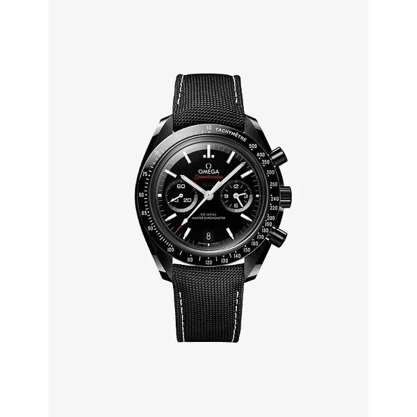 Omega Speedmaster Dark Side Of The Moon Ceramic Strap Watch - Black