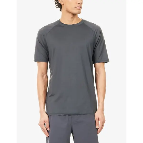 CONDITION Core Raglan-short-sleeves Stretch-woven T-shirt - Graphite