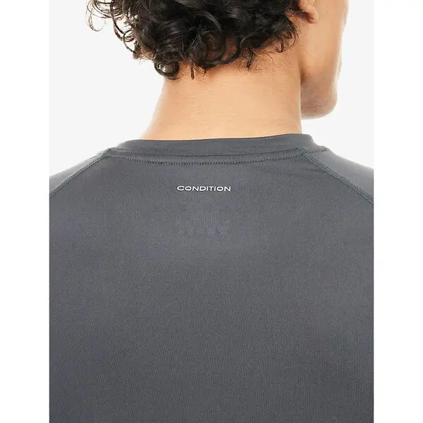 CONDITION Core Raglan-short-sleeves Stretch-woven T-shirt - Graphite