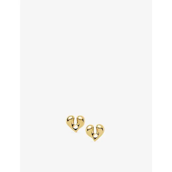 MISSOMA Molten Heart Earrings - Gold