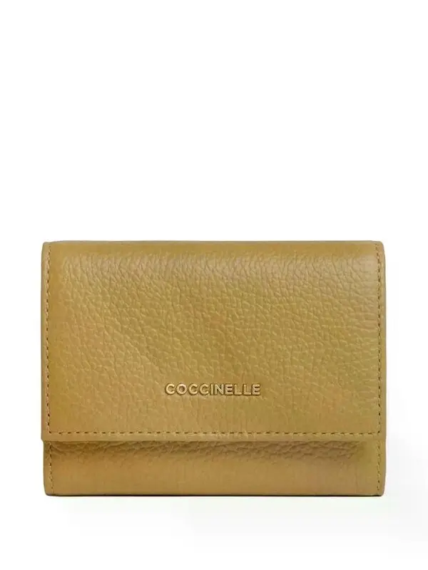 COCCINELLE Press-stud Leather Purse - Neutrals