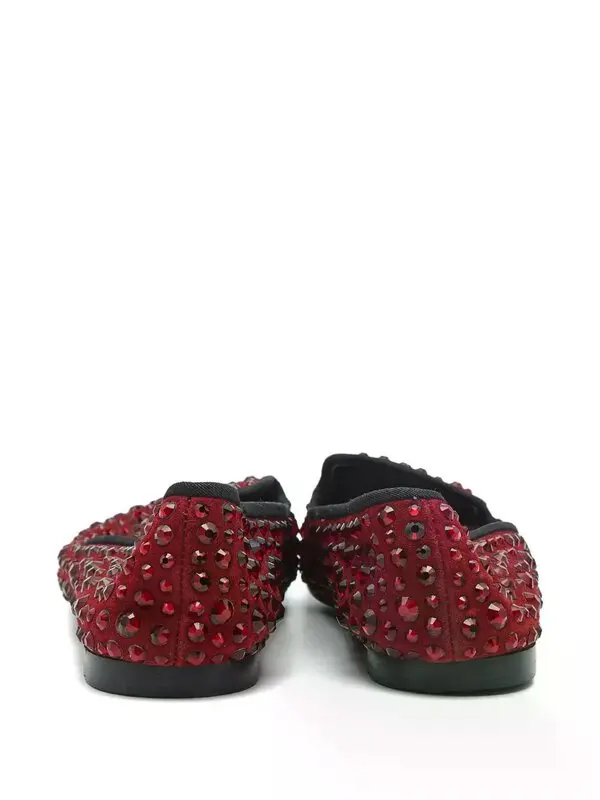 GIUSEPPE ZANOTTI Crystal-embellished Cap-toe Loafers