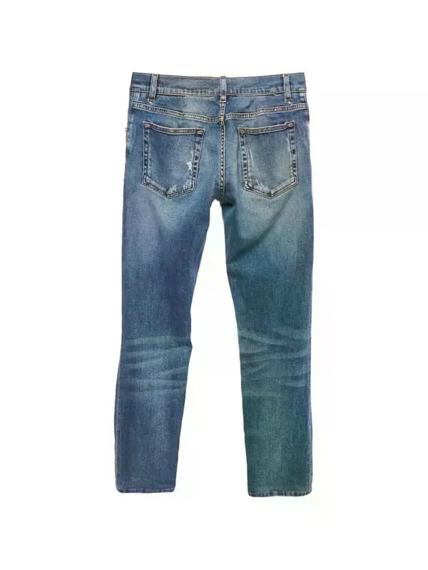 Dolce & Gabbana Distressed Five-pocket Jeans