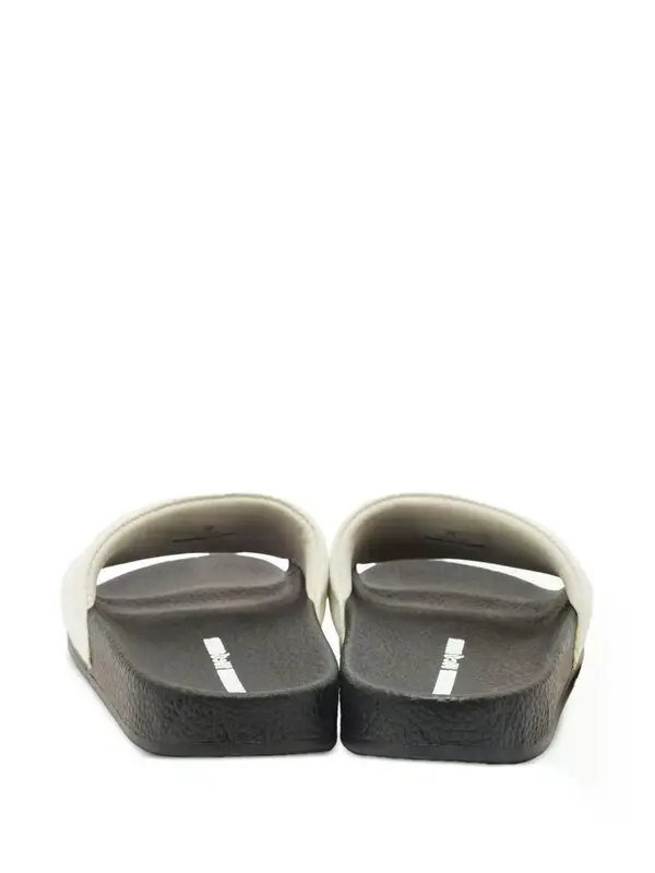 Alexander McQueen Logo-detail Leather Slides