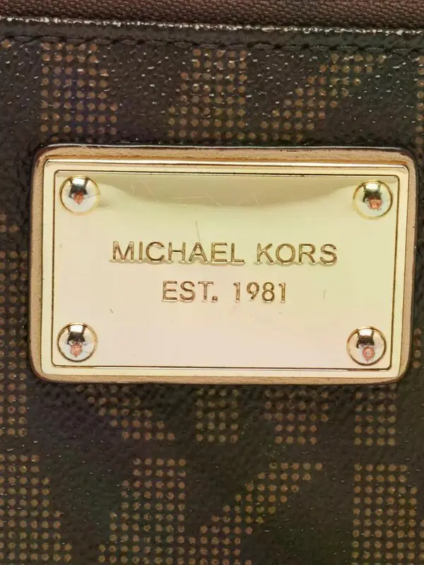 Michael Kors Monogram-pattern Zip-around Wallet