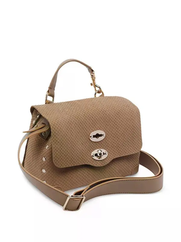 ZANELLATO Postina Tote Bag With Turn-lock Closure - Brown