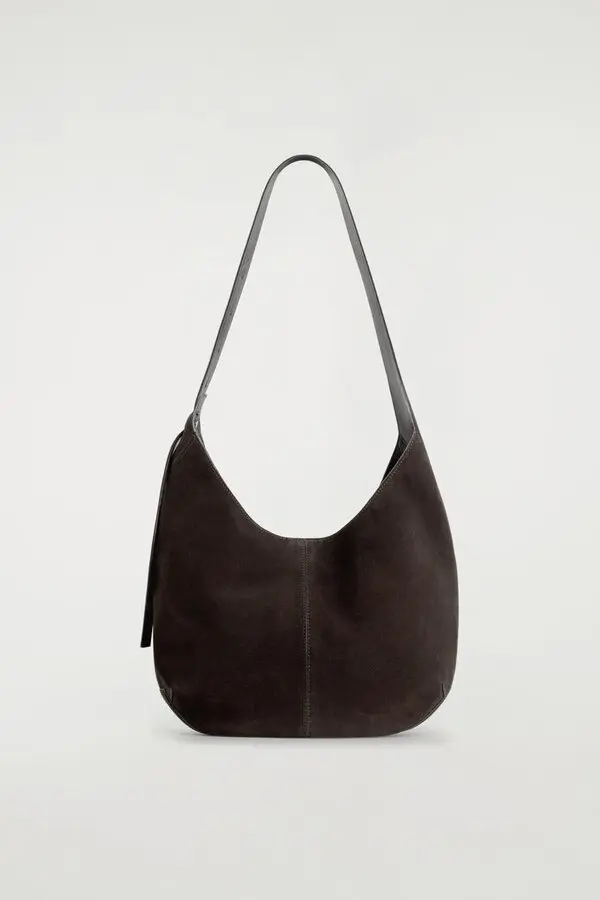 Cos Knoll Suede Shoulder Bag