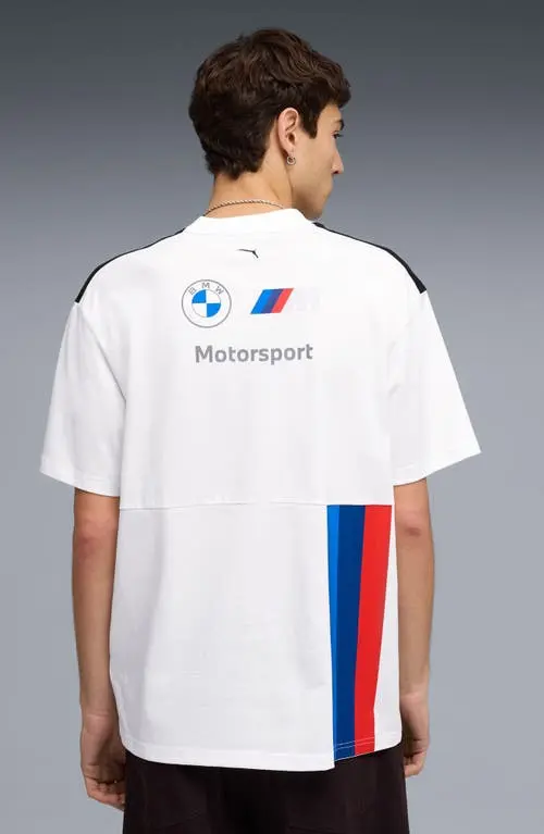 PUMA X Bmw Replica Drivers Cotton Graphic T-shirt