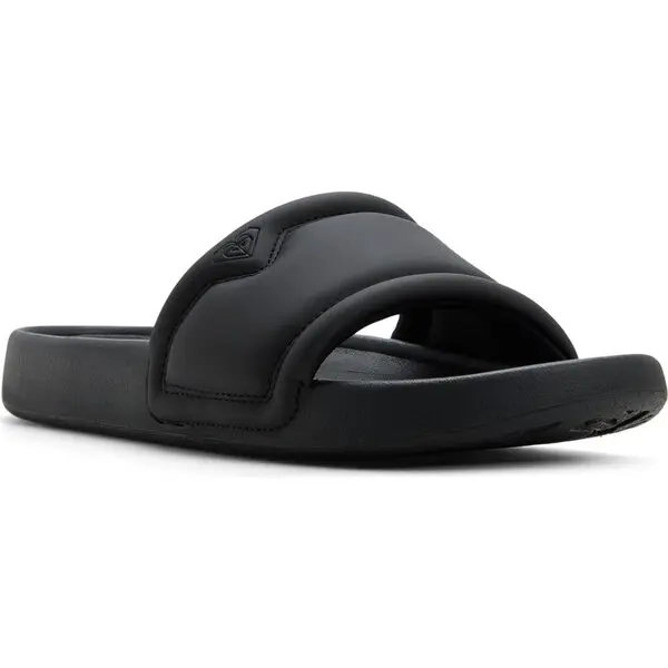 Roxy Slide Sandal - Black