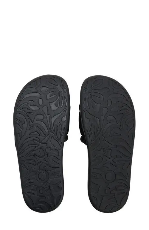 Roxy Slide Sandal - Black