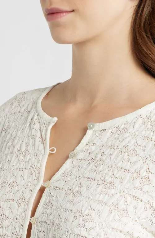 Rails Cyrah Stretch Lace Cardigan