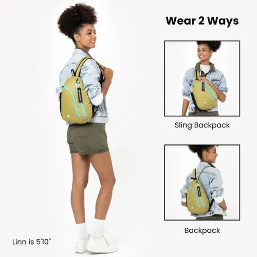 SHERPANI Wayfarer Small Convertible 8l Sling Backpack