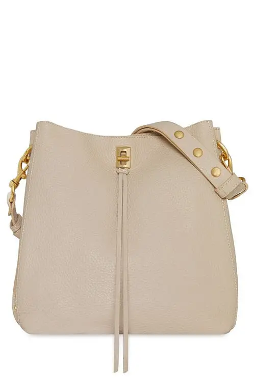 Rebecca Minkoff Darren Leather Shoulder Bag - Stone
