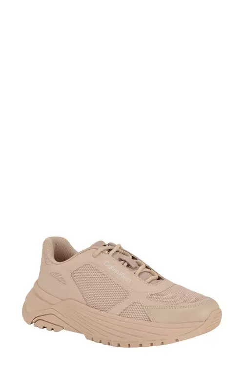 Calvin Klein Amyra Lace Up Sneakers - Light Pink
