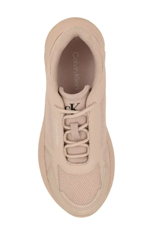 Calvin Klein Amyra Lace Up Sneakers - Light Pink