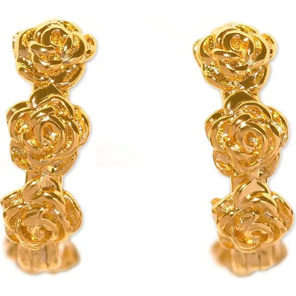 GIRLS CREW Dolce Vita Rose Huggie Hoop Earrings - Gold