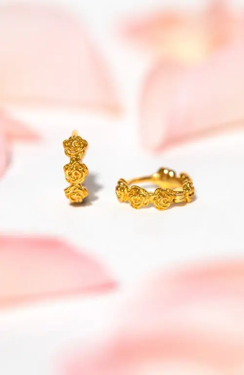 GIRLS CREW Dolce Vita Rose Huggie Hoop Earrings