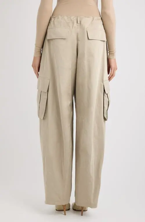 Alaïa Drawstring Cargo Pants - Sable