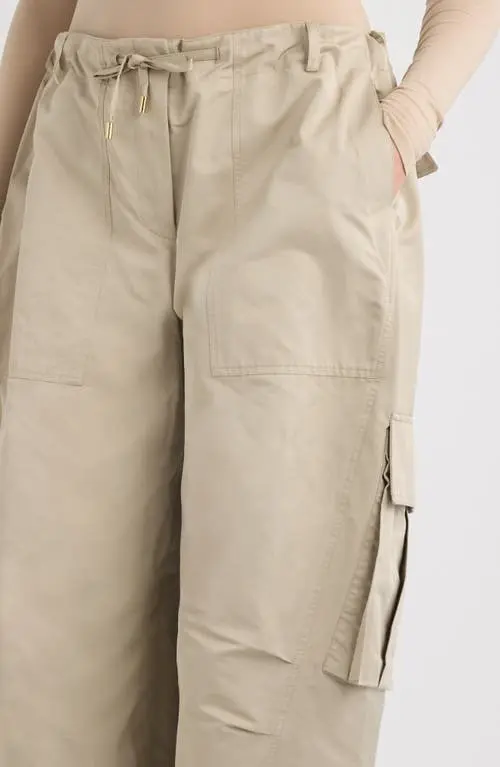 Alaïa Drawstring Cargo Pants - Sable