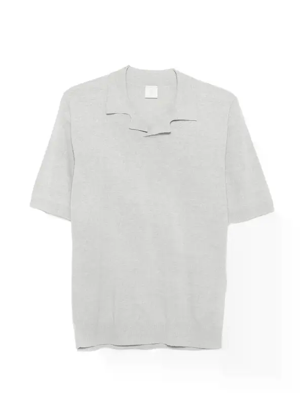 Eleventy Spread-collar Short-sleeved T-shirt