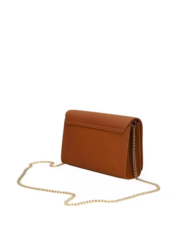 Moschino Satchel Bag With Logo Lettering - Brown