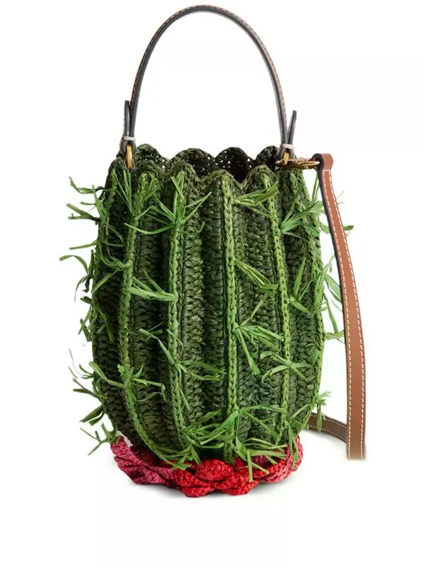 ANYA HINDMARCH Cactus Raffia Tote Bag