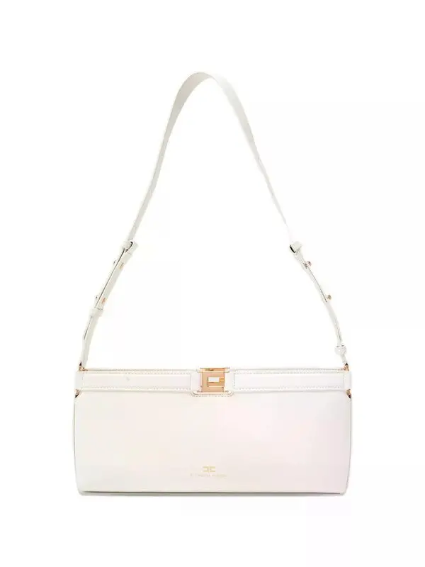 Elisabetta Franchi Logo-detail Tote - White
