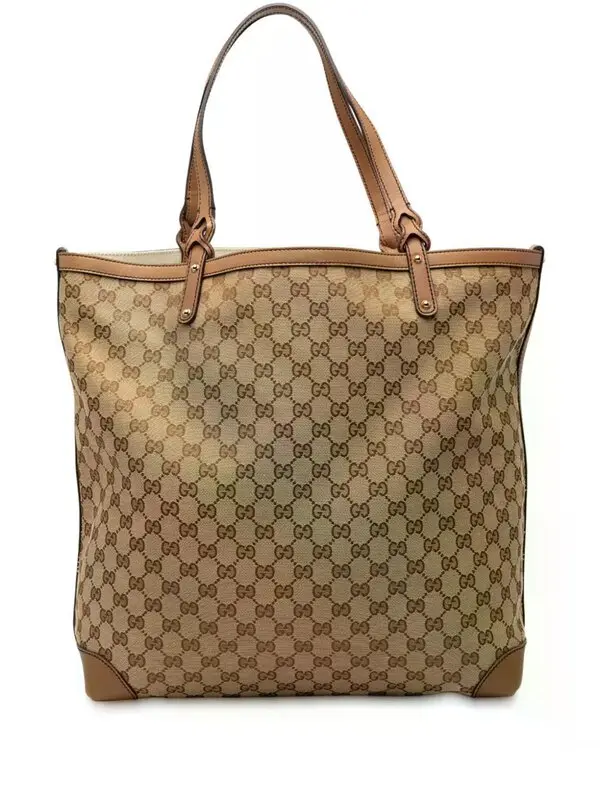 Gucci Gg Canvas Craft Tote Bag