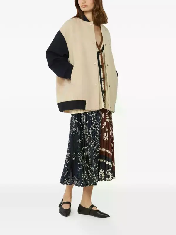 Max Mara Striped Button Cardigan