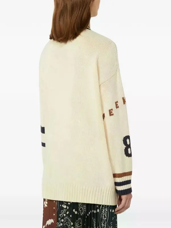 Max Mara Striped Button Cardigan